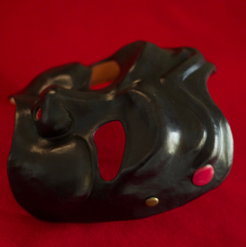 Arlecchino - High Quality Handmade Leather Commedia Dell'arte Mask - Etsy