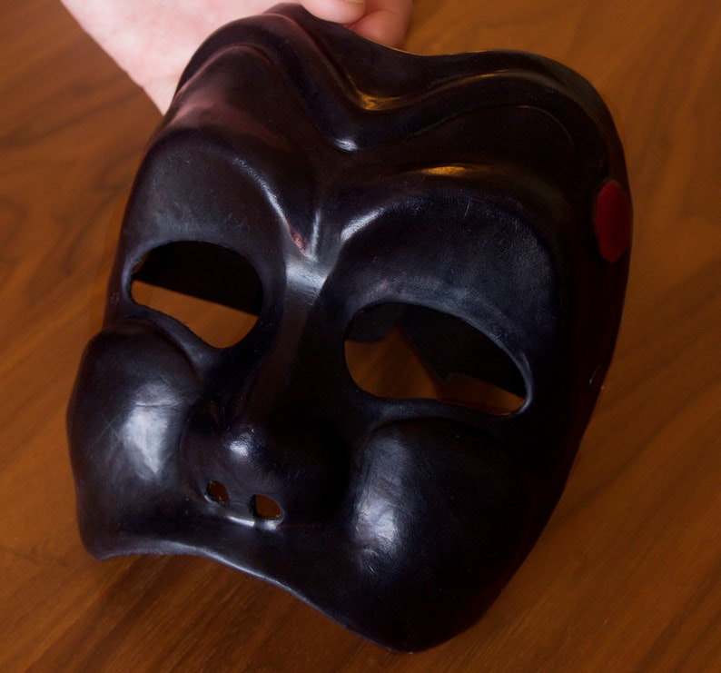 Arlecchino - High Quality Handmade Leather Commedia Dell'arte Mask - Etsy