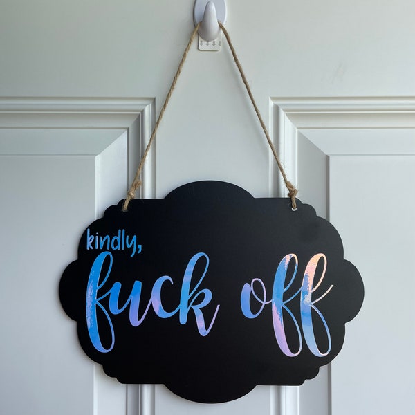 Rude Welcome Sign - Etsy