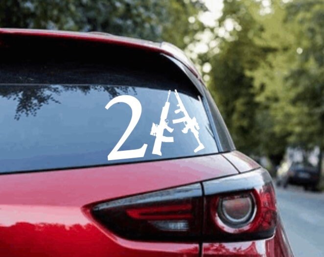 2A Decal 2nd Amendment Decal Gun Decals Truck Decals Pro - Etsy