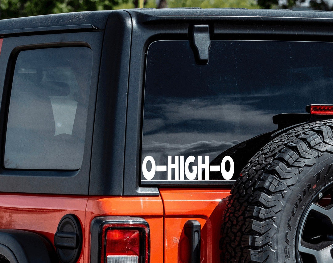 O-HIGH-O Decal Ohio Decal Ohio Sticker Issue 2 Ohio Decals - Etsy