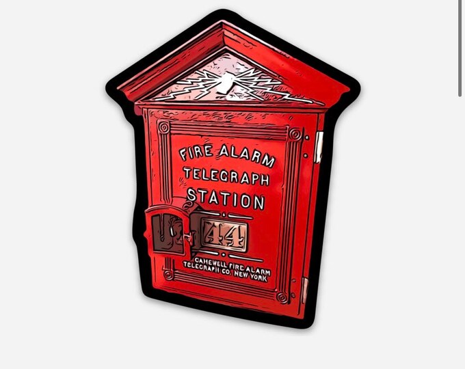 Gamewell Fire Alarm Box Sticker - Etsy