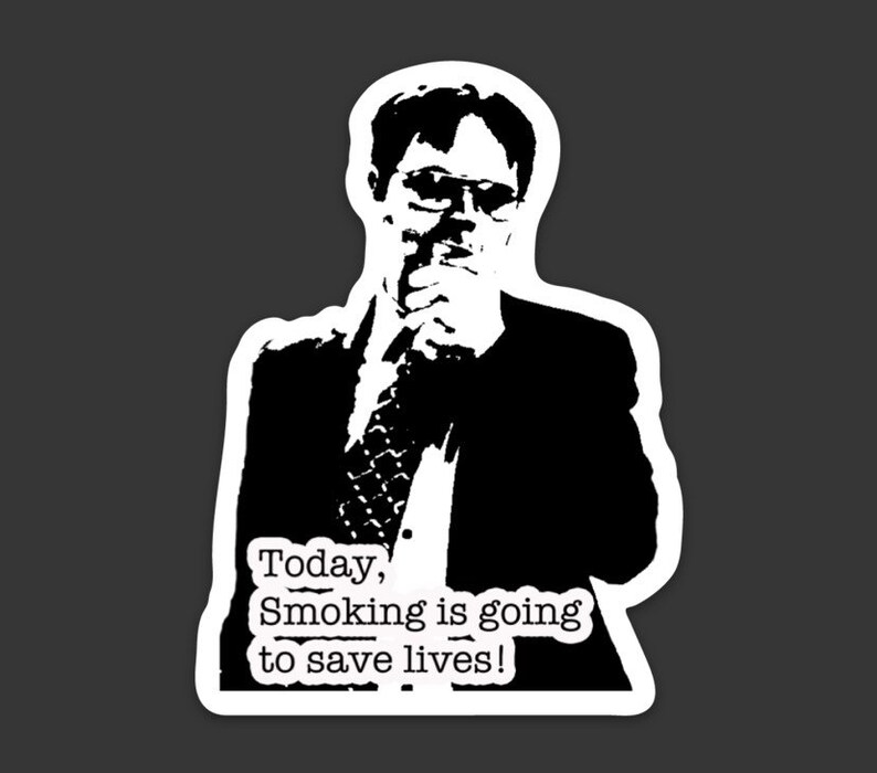 Dwight Smoking - Etsy