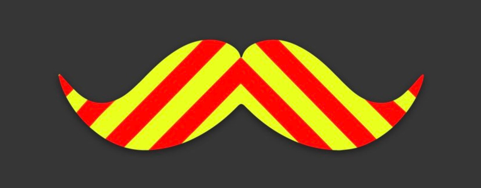 Chevron Mustache Sticker | Etsy