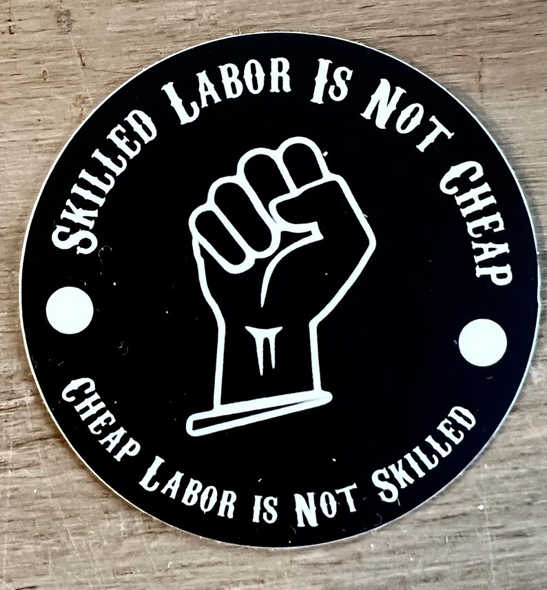 Skilled Labor Sticker - Etsy
