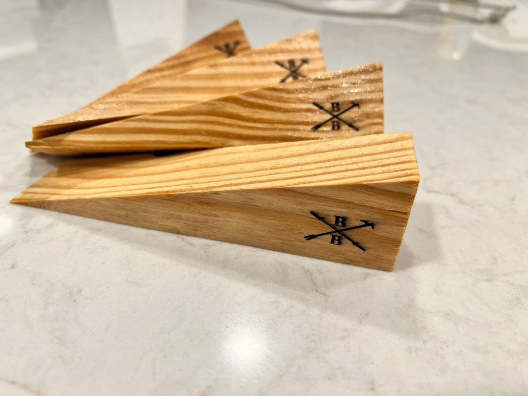 Wood Chocks 4 Pack - Etsy