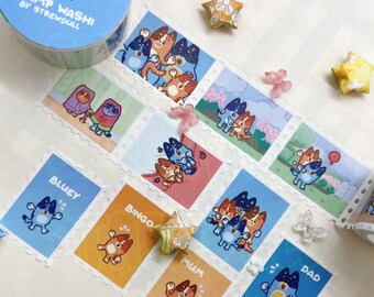 Bluey Escape Washi Tape - Etsy