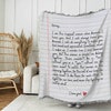 Personalized Four Photo Custom Sublimated Tapestry Woven Cotton Throw ...
