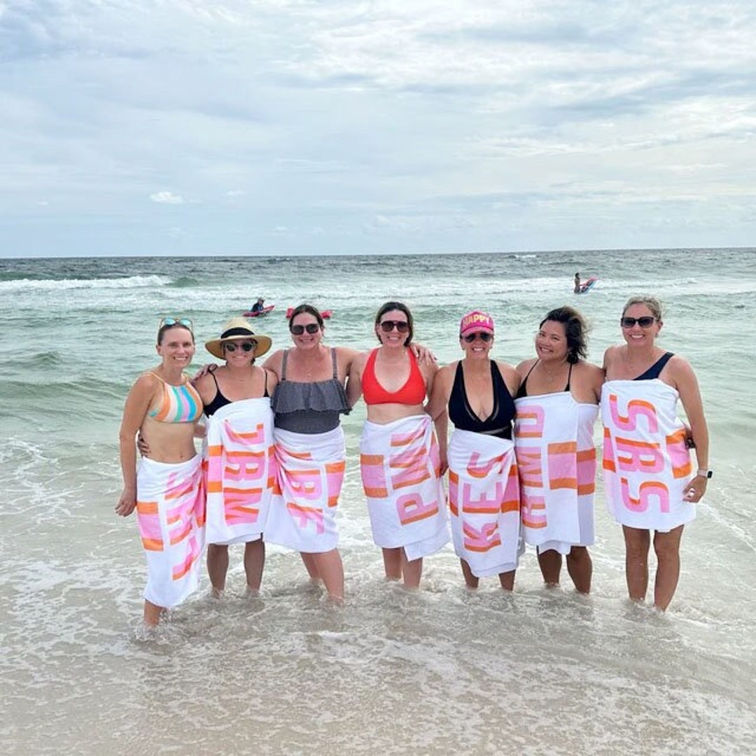 NEW Style Personalized Beach Towel Personalized Name Bath Towel Custom ...