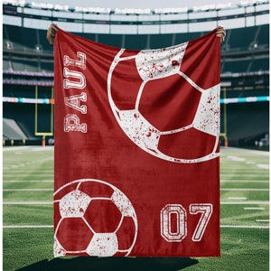 Personalized Sports Team Blanket: Custom Name Minky or Sherpa - Etsy