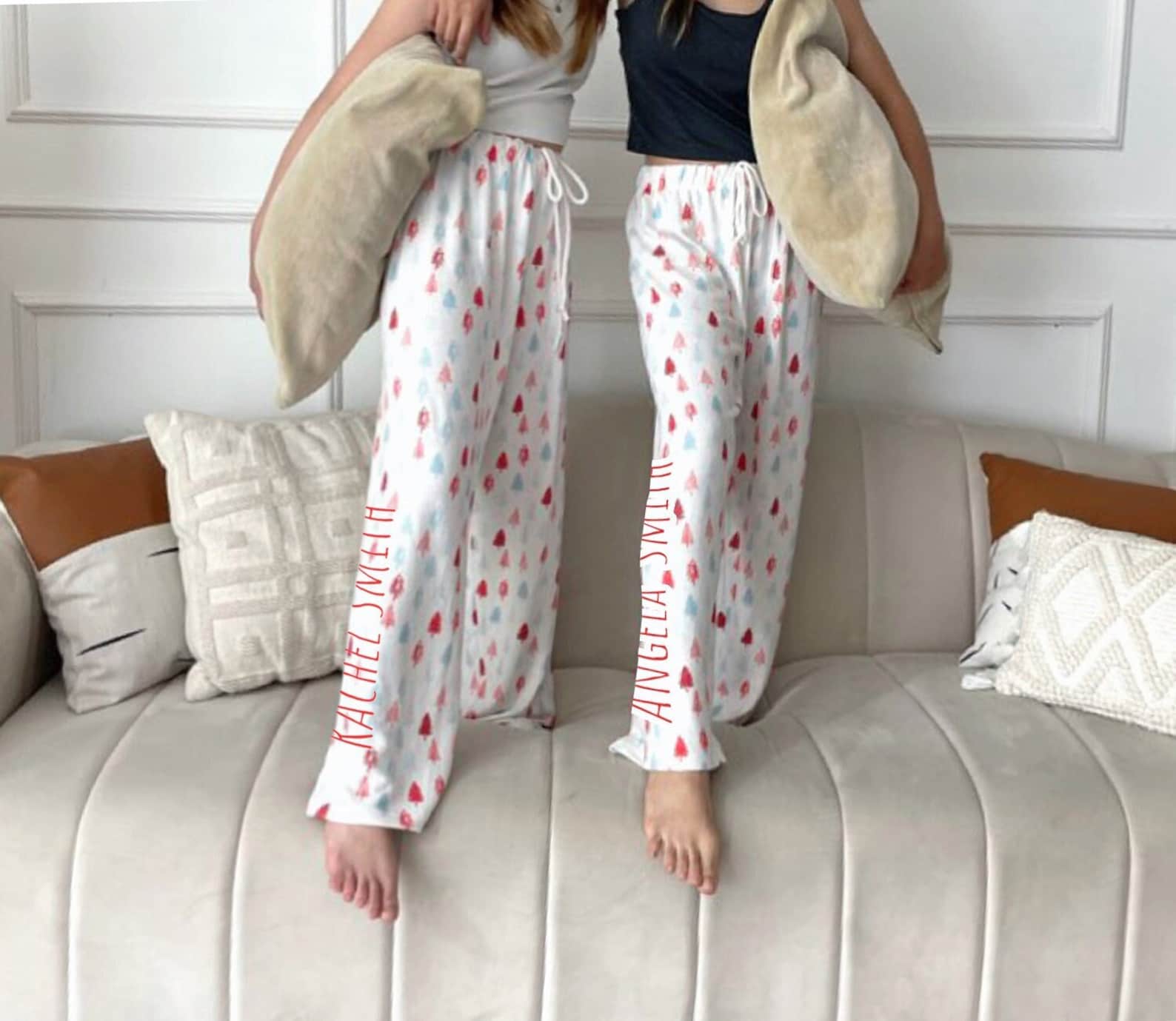 Personalized Pajama Pants: Custom Name Soft Lounge Pants - Etsy