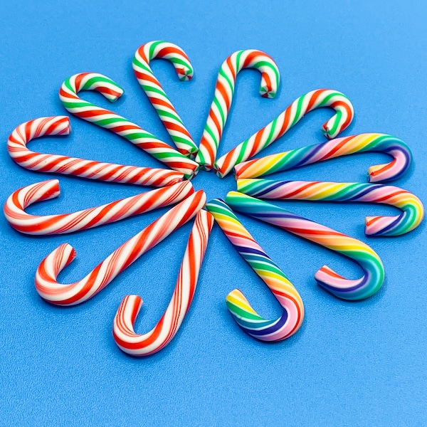 Miniature Candy Canes - Etsy