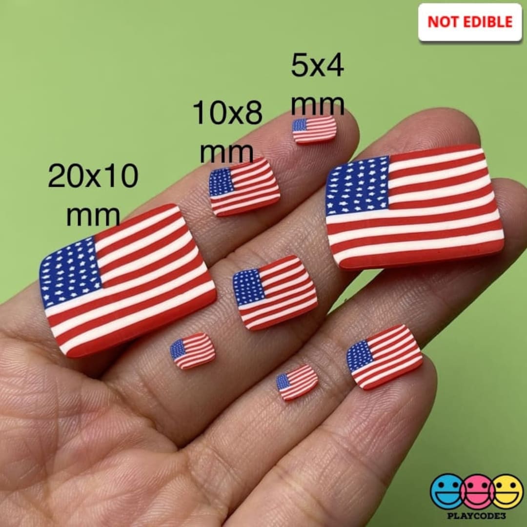 10grams 20/10/5mm American Flag 4th of July Flags Independence Day ...