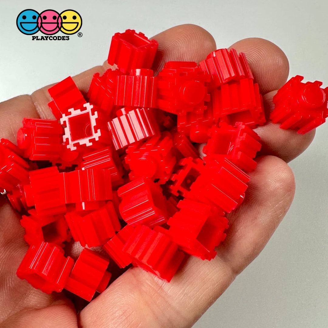 200pcs Red Micro Diamond Building Blocks Crunchy Slime Crunch PLAYCODE3 ...