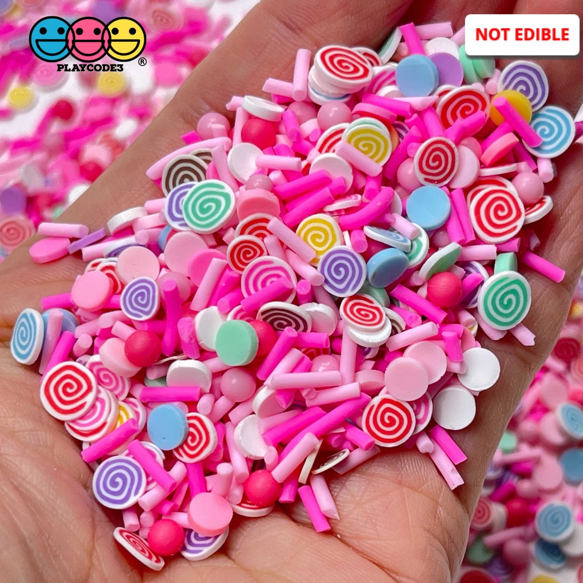 10grams Sweet Tooth Candy Swirl Mix Faux Clay Sprinkles - Etsy