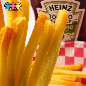 10pcs French Fries Large Realistic Imitation Fake Fast Food Chips Fried ...