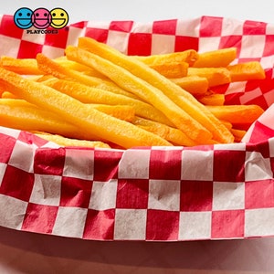 10pcs French Fries Large Realistic Imitation Fake Fast Food Chips Fried ...