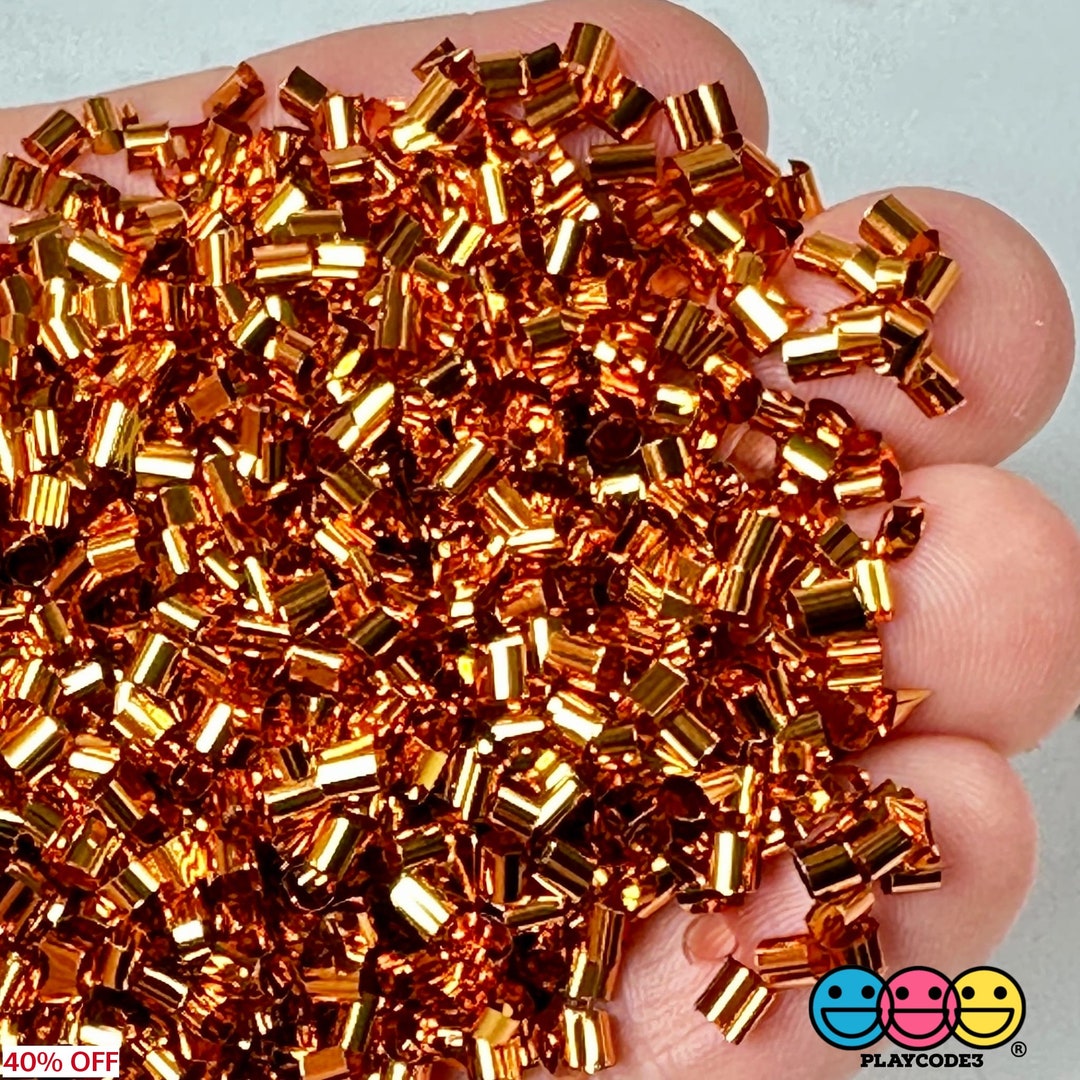 500g Metallic Copper Bingsu Beads Slime Crunchy Iridescent Crafting ...