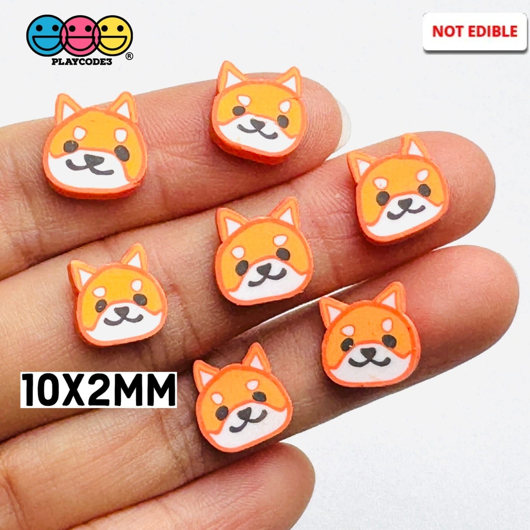 10grams Orange Fox Animal Kawaii Clay Sprinkles Fimo Slices Slime ...