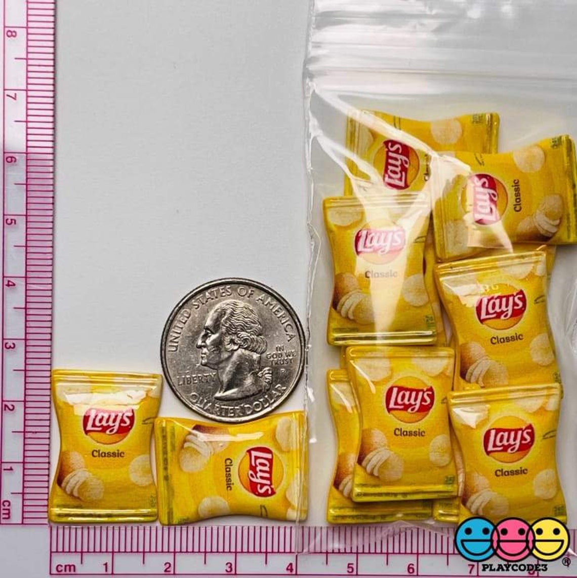 10 Pcs Snack Potato Chips Bag Charms Fake Food Flatback Slime - Etsy