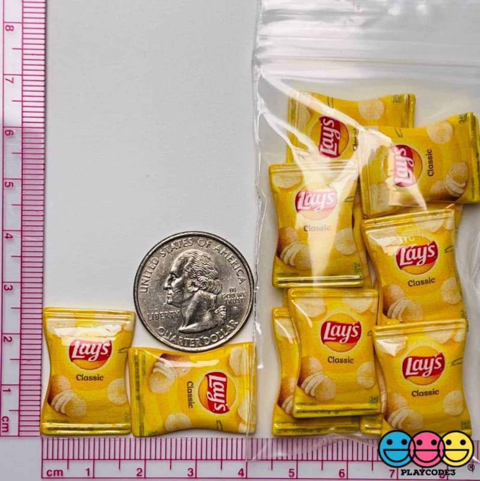10 Pcs Snack Potato Chips Bag Charms Fake Food Flatback Slime - Etsy