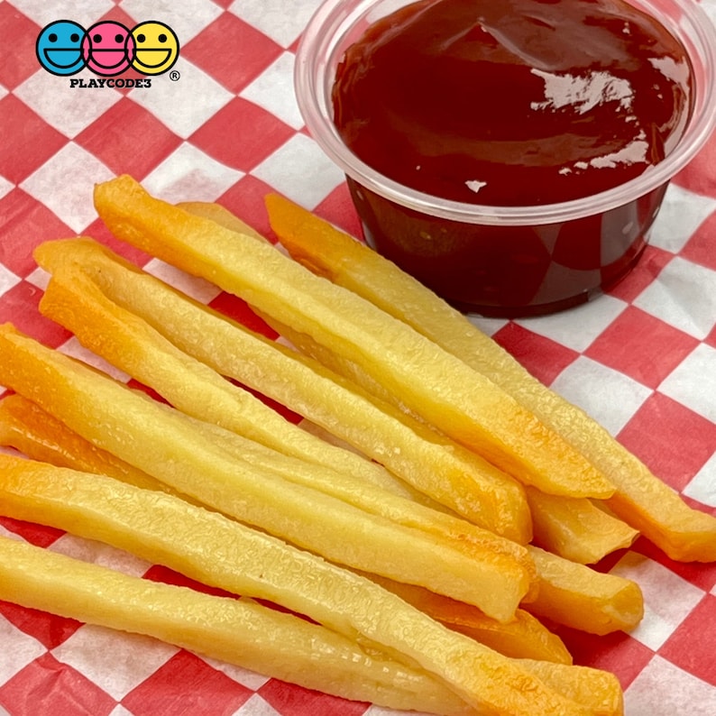 10pcs French Fries Large Realistic Imitation Fake Fast Food - Etsy