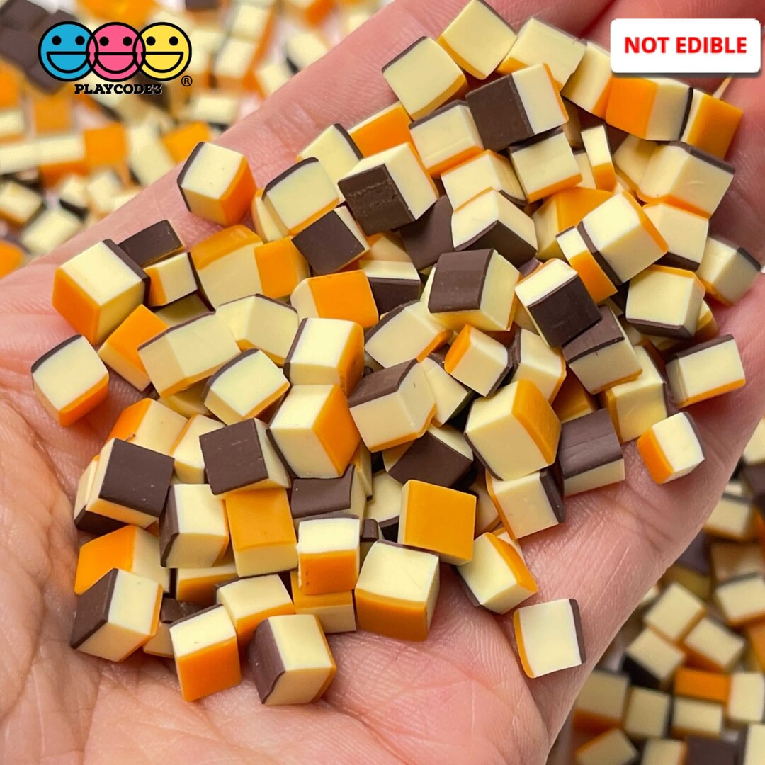 10grams Caramel Chocolate Cube Chunks Fake Crumble Chunk Chips Decoden ...