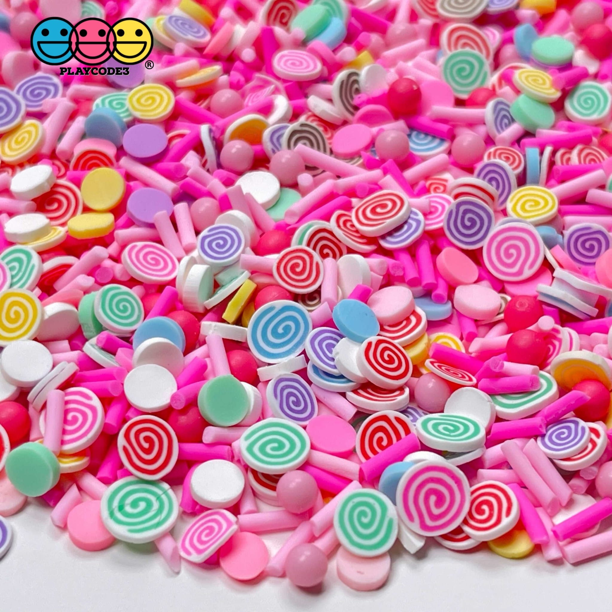 10grams Sweet Tooth Candy Swirl Mix Faux Clay Sprinkles - Etsy