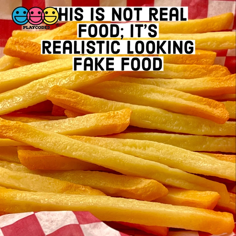10pcs French Fries Large Realistic Imitation Fake Fast Food - Etsy