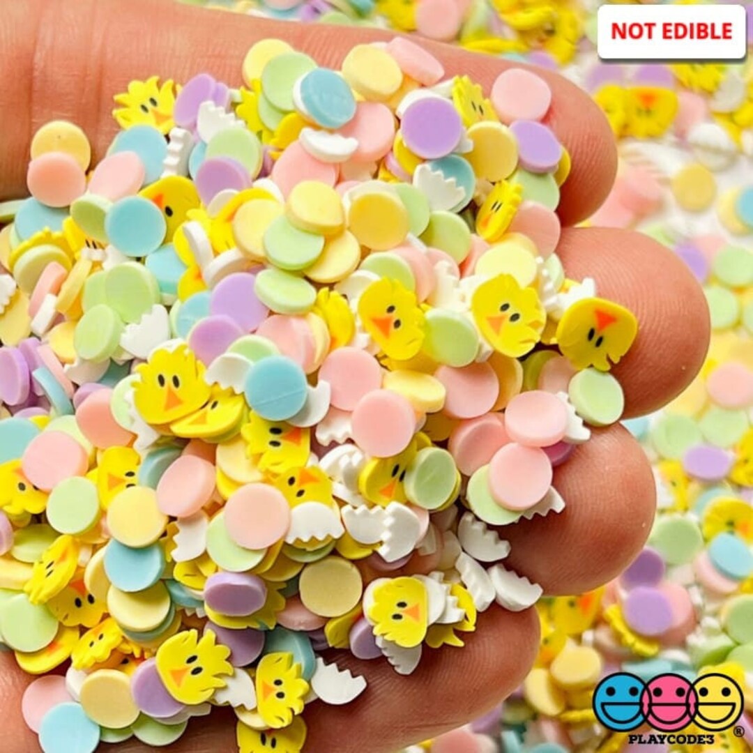 10grams Easter Spring Chickee Peeps Mix Fake Sprinkles Easter Chicks ...