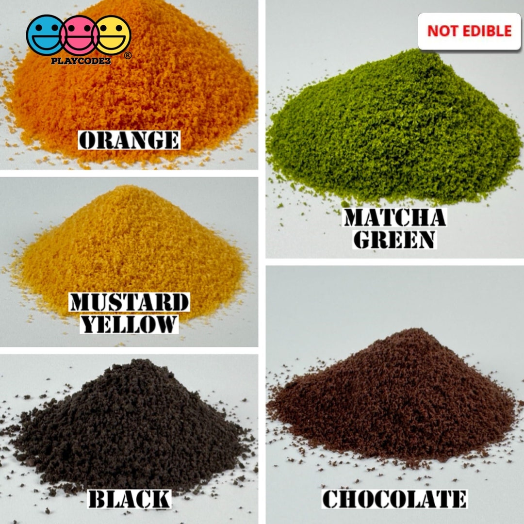 10grams Agate Powder Faux Food Topping - Colorful Craft Slime Fake Bake ...