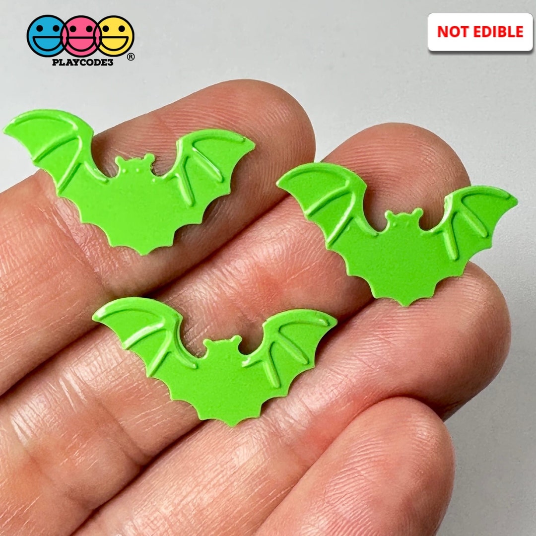 10grams Bats Green Halloween Table Scatter Bat Confetti Glitter ...