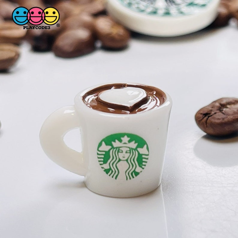 10/12pcs Coffee Cup Mini Mugs Bottle Charms Cappuccino - Etsy