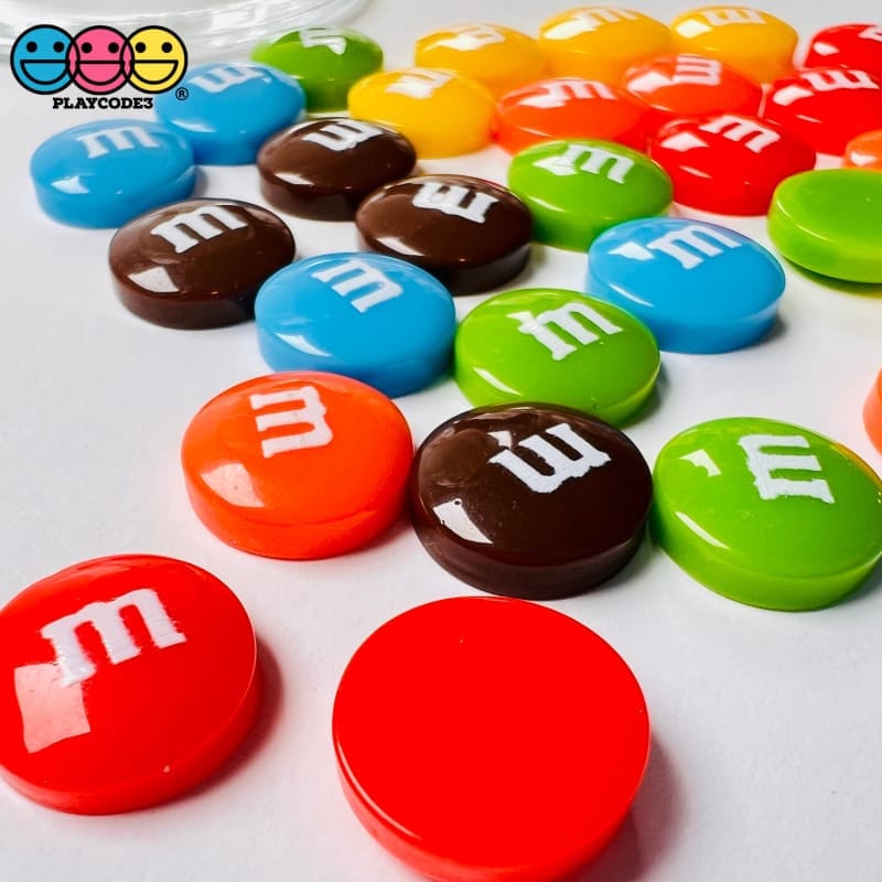 30pcs MM Mixed Fake Chocolate Candies Charm Flatback Faux - Etsy