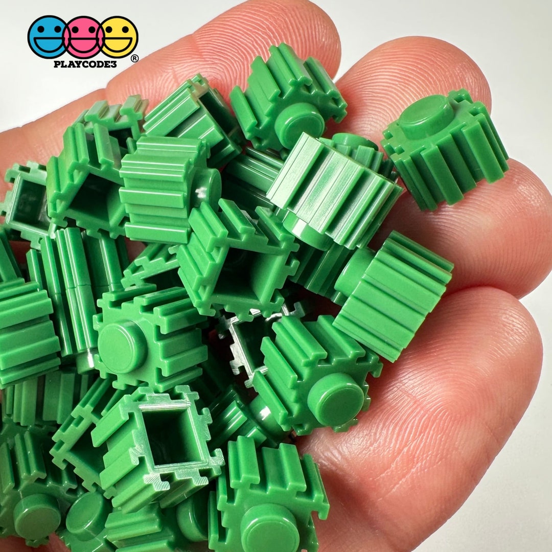 200pcs Dark Green Micro Diamond Building Blocks Crunchy Slime Crunch ...