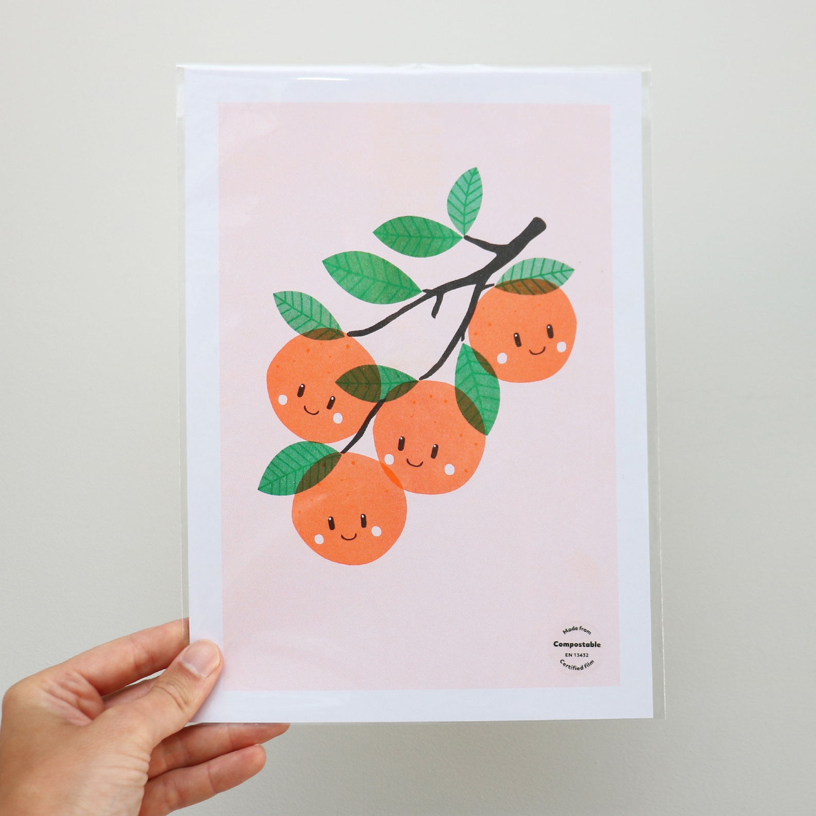 Orange Plant Print A4, Risograph Riso Print - Etsy UK