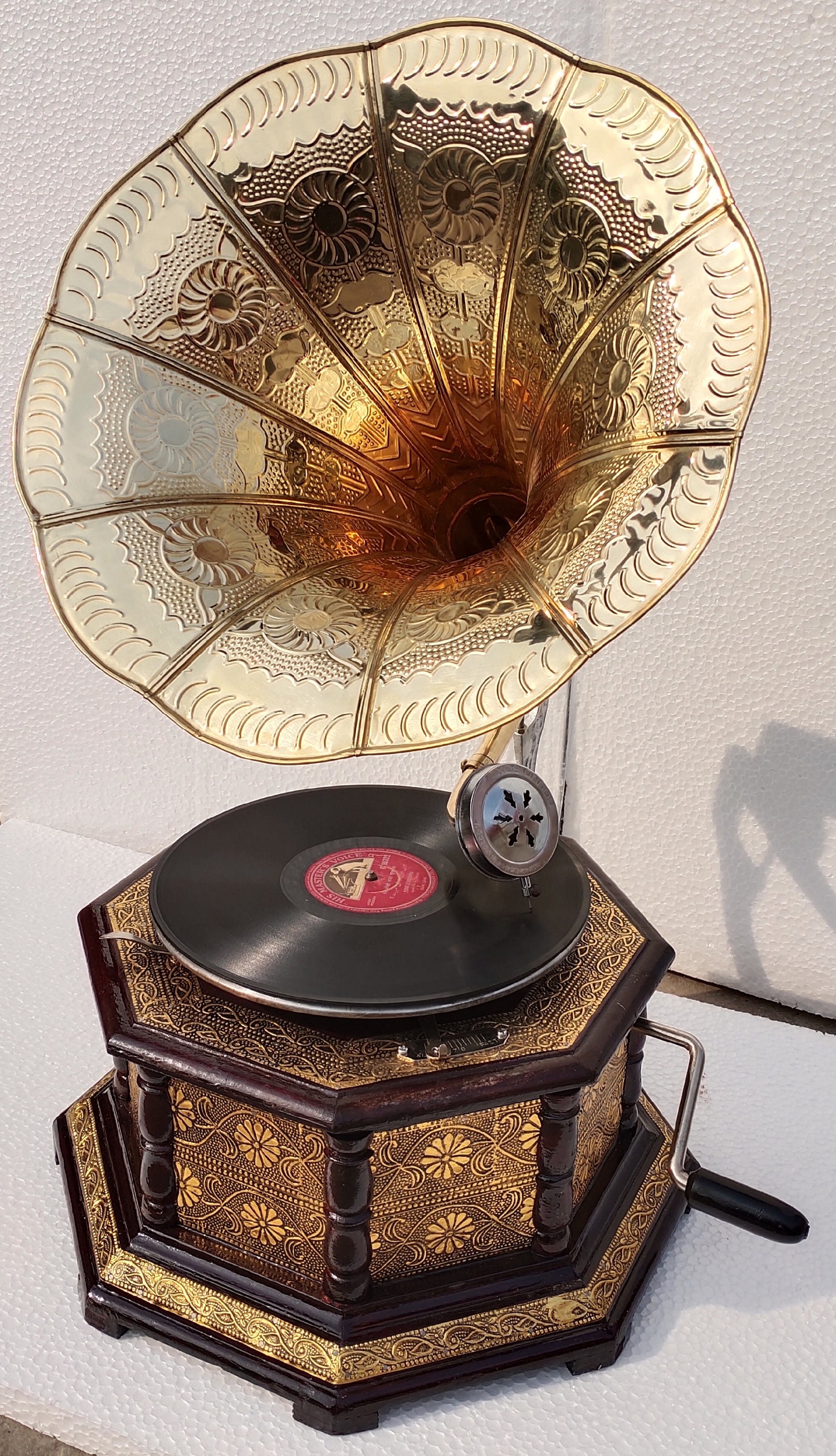 Antique Vintage Replica Gramophone Phonograph Record Player Original ...