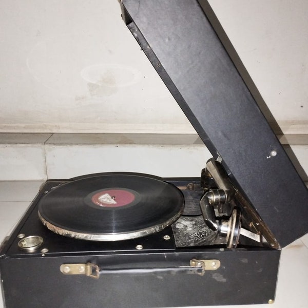 Antique Original Gramophone - Etsy