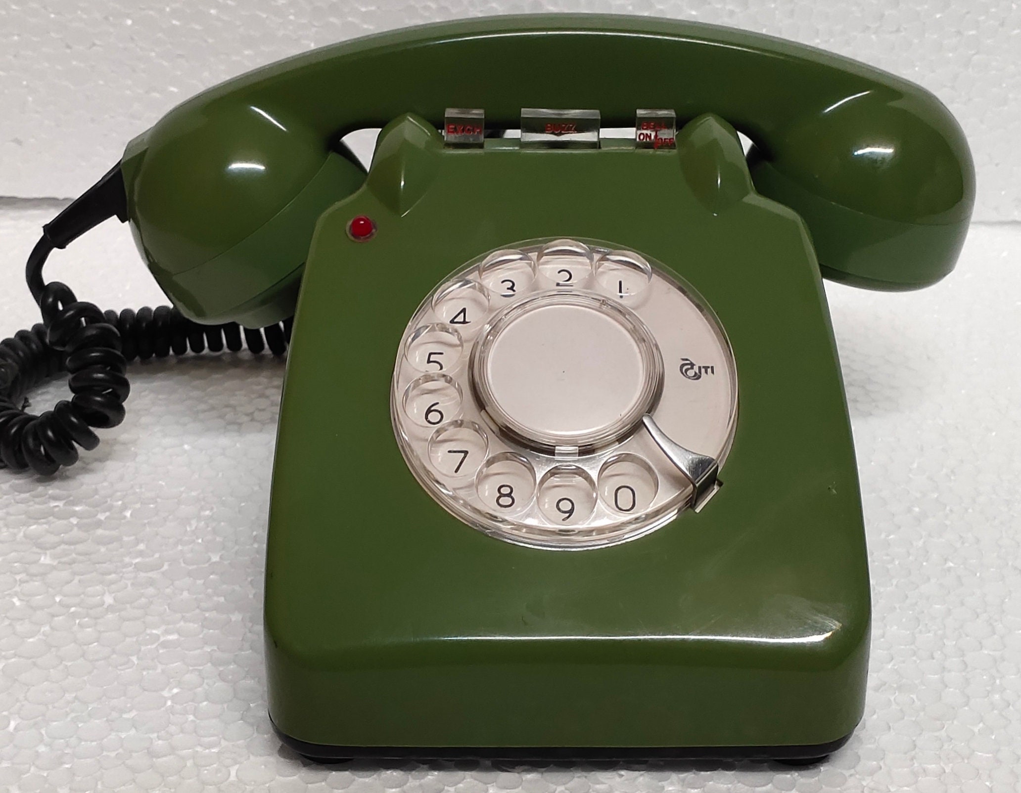 GPO 700 Serie Vintage Rotary Telephone Dial Opal/Label Cover Exklusives ...