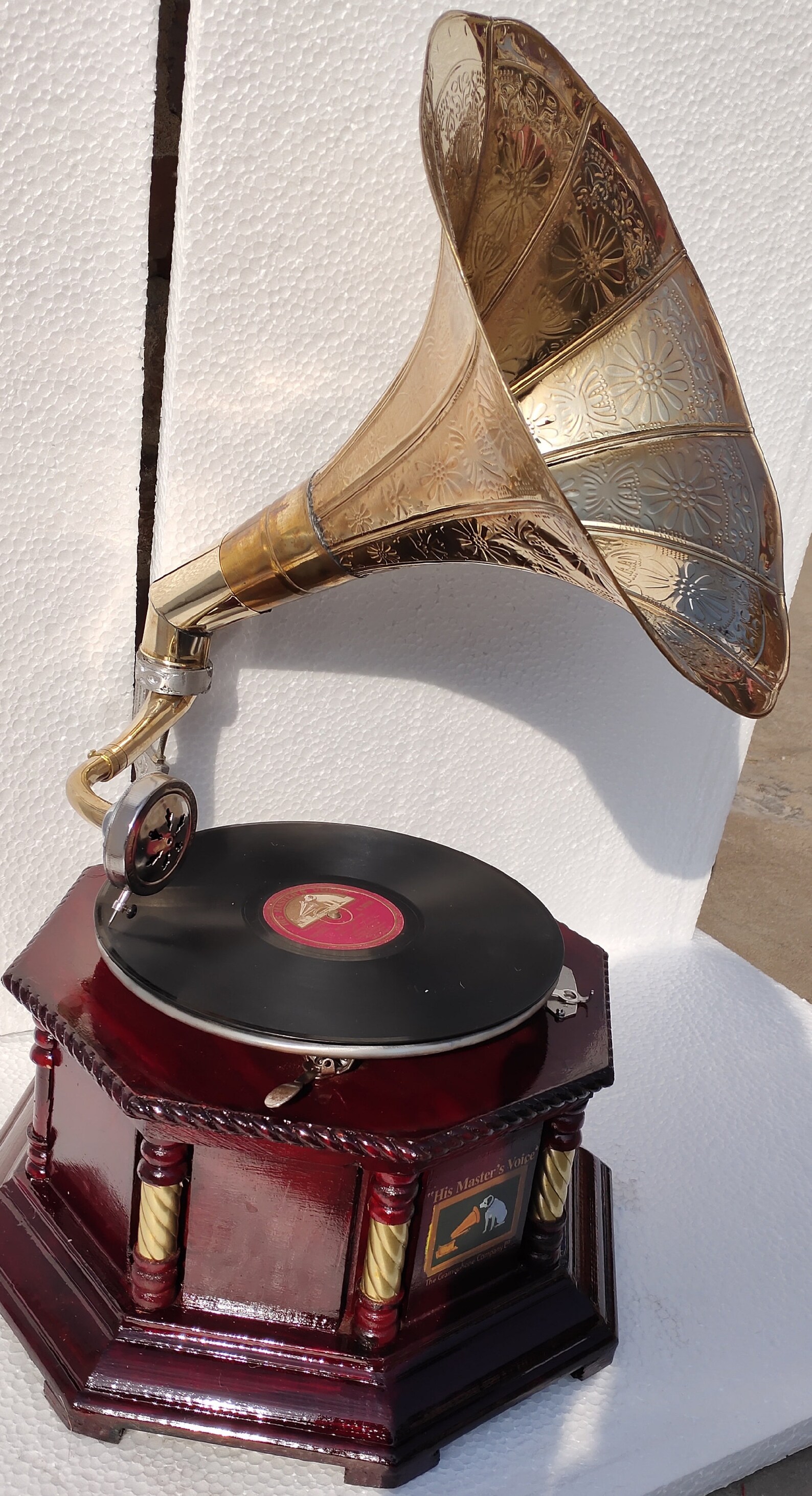 Antique Vintage Replica Gramophone Phonograph Record Player Original ...