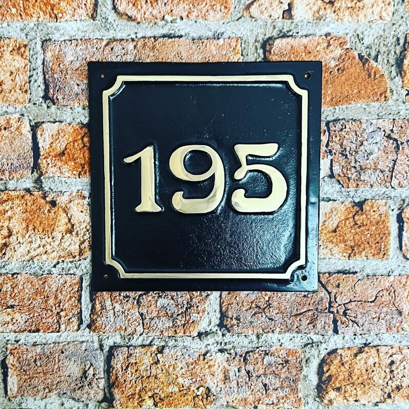 Colonial House Numbers - Etsy