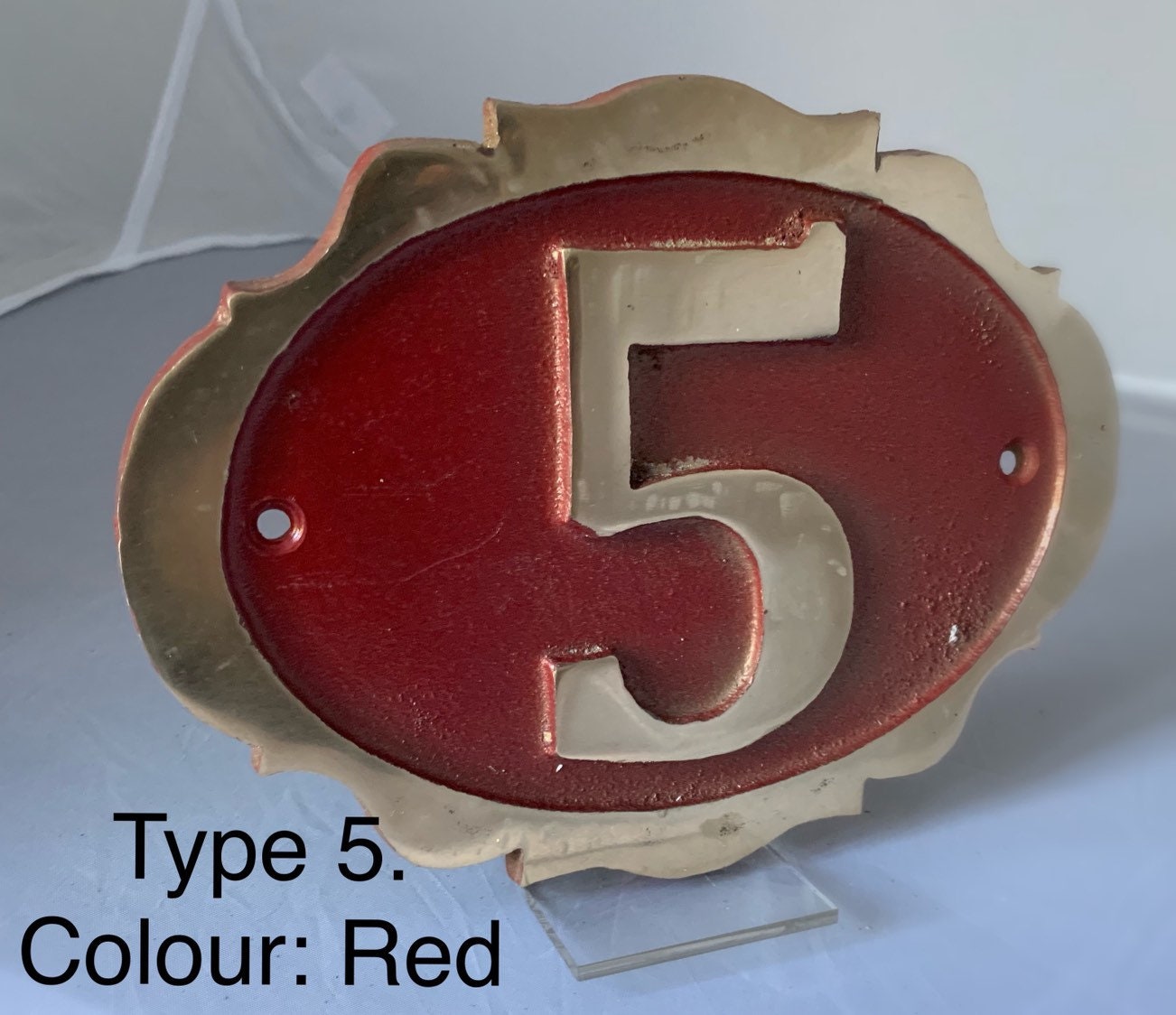 House Number Cast Bronze Various Colours Oval and Rectangular | Etsy