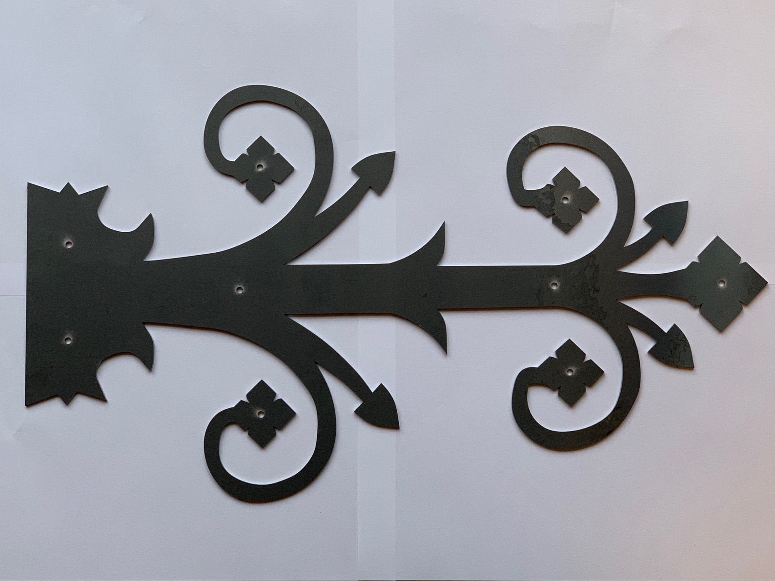 Priory Style Decorative Iron Steel Gate Church Door Hinge - Etsy UK