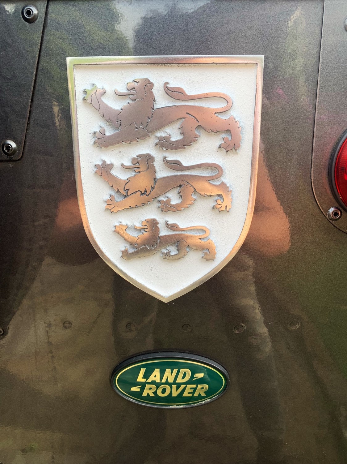 Handmade Three Lions Aluminium Shield - Land Rover Car Badge - Etsy