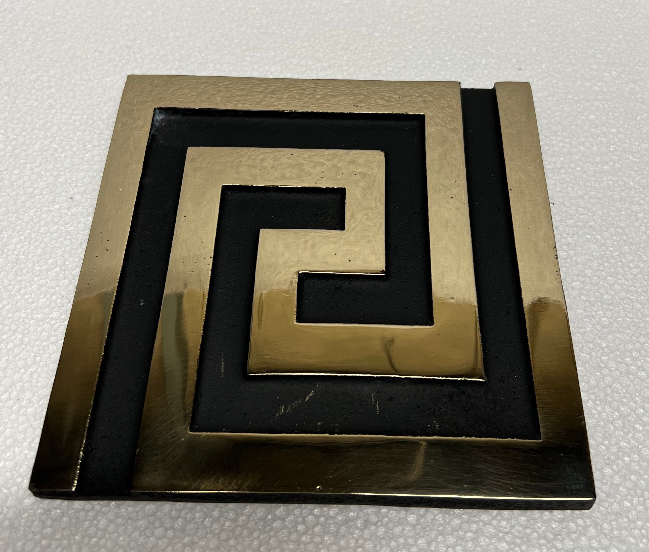 Solid Cast Bronze Greek Key Wall Tiles | Etsy