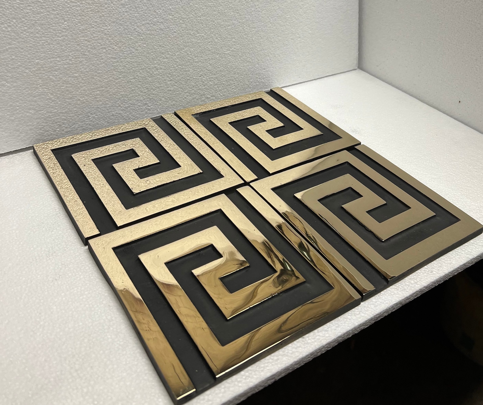 Solid Cast Bronze Greek Key Wall Tiles - Etsy