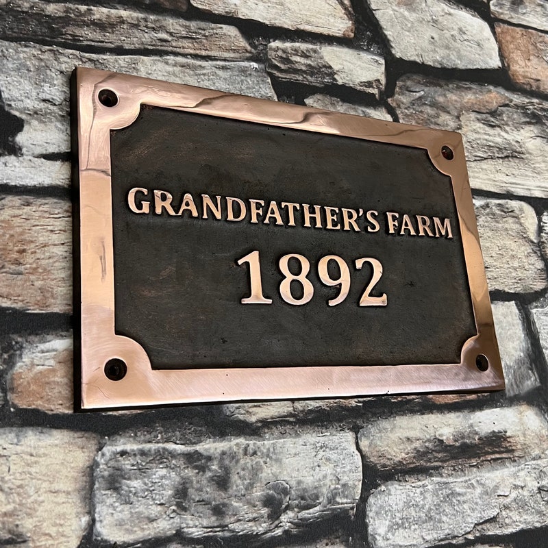 Copper Plaque - Etsy