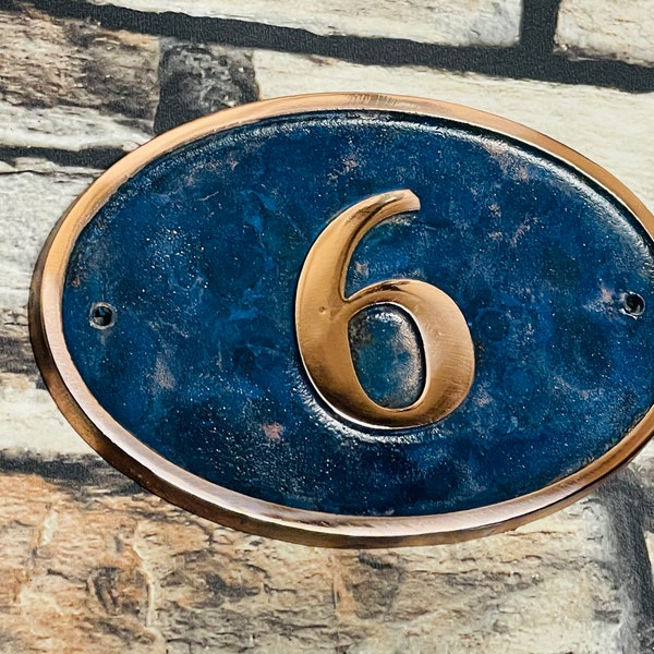 Copper House Numbers - Etsy