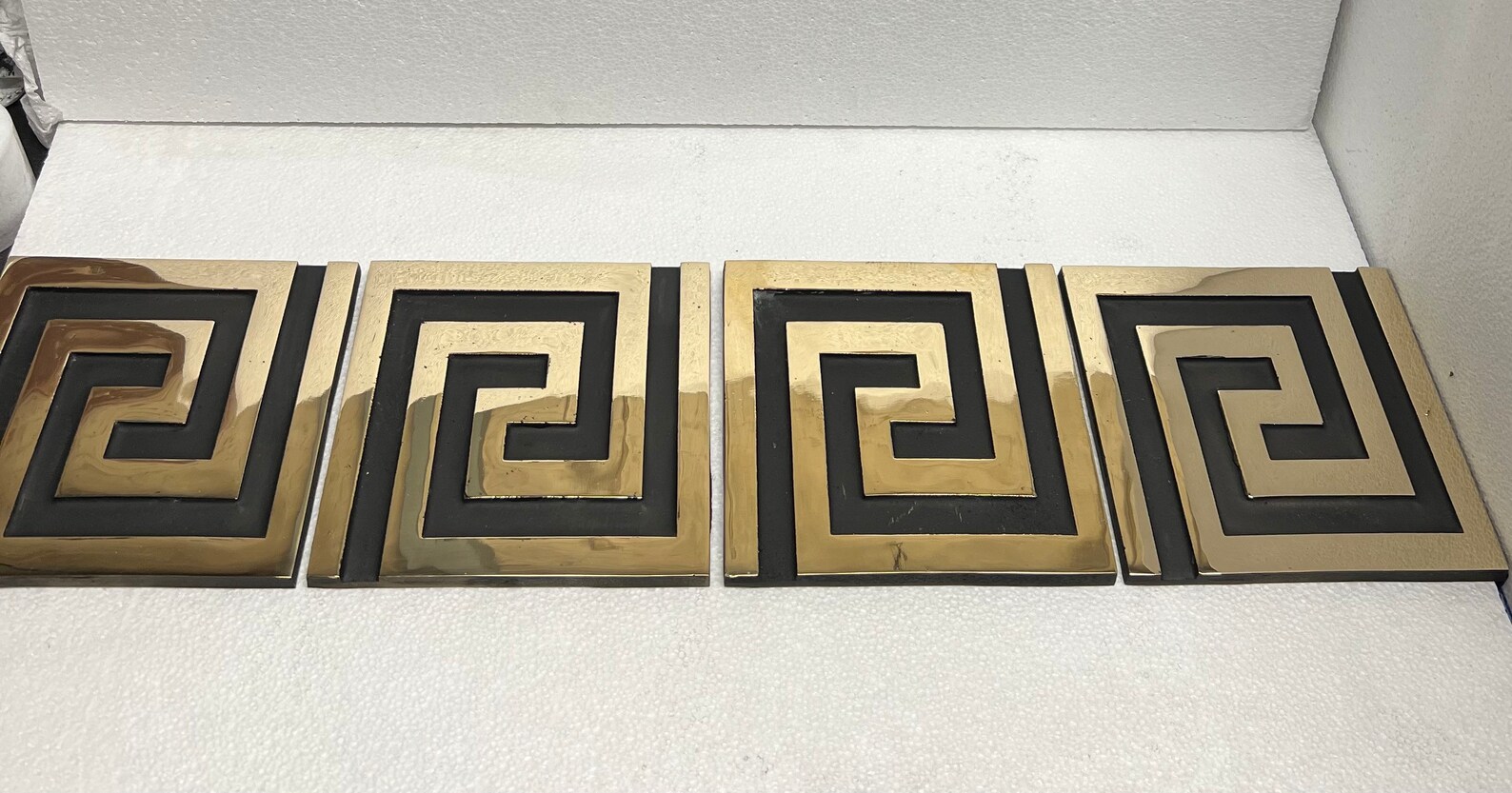 Solid Cast Bronze Greek Key Wall Tiles - Etsy