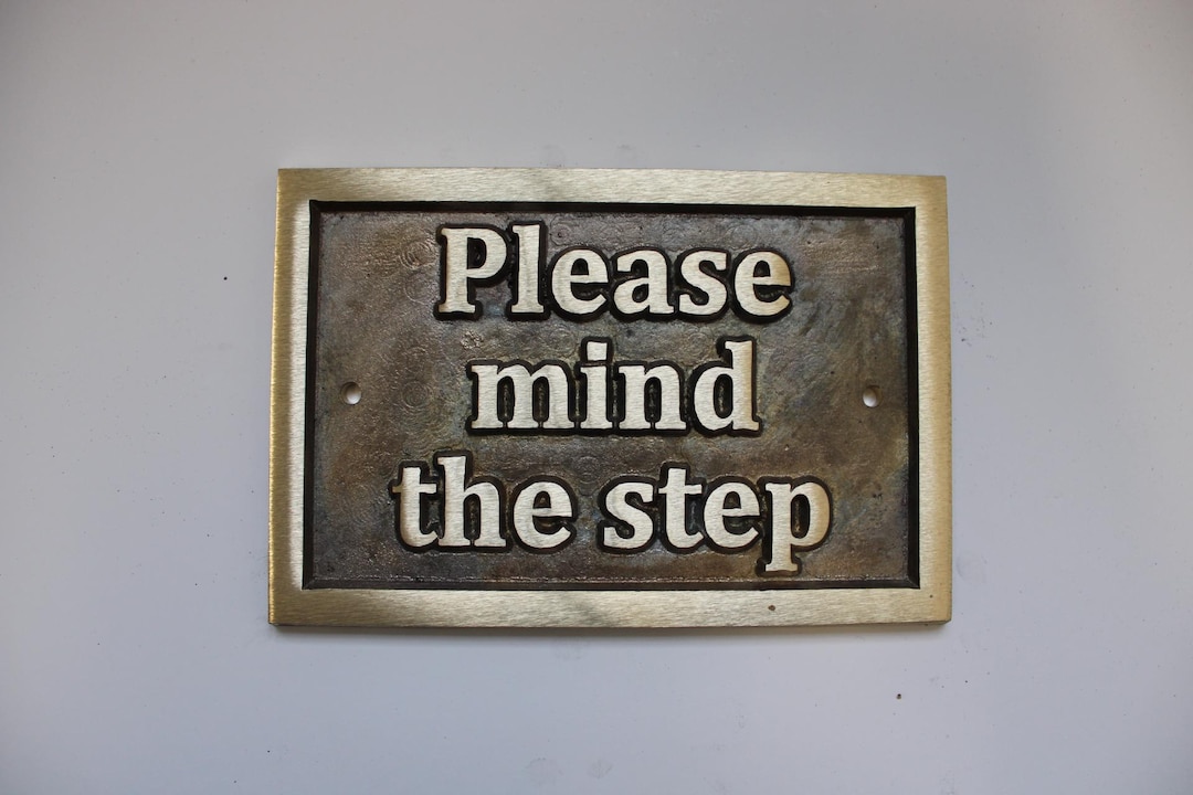 Solid Brass Plaque Sign Various Texts Cast in Pure Brass. House Signs ...